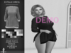 Second Life Marketplace - Estelle Dress Demo Hud A